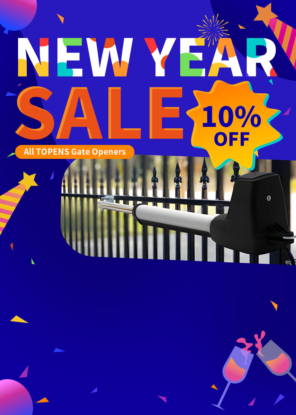 TOPENS Gate Opener Automatic Gate Solution