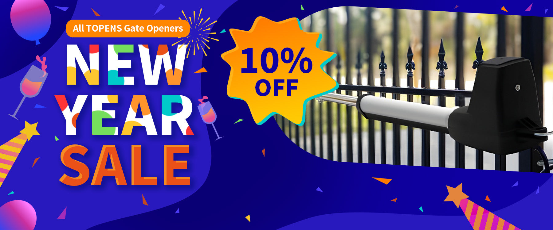 TOPENS Gate Opener Automatic Gate Solution