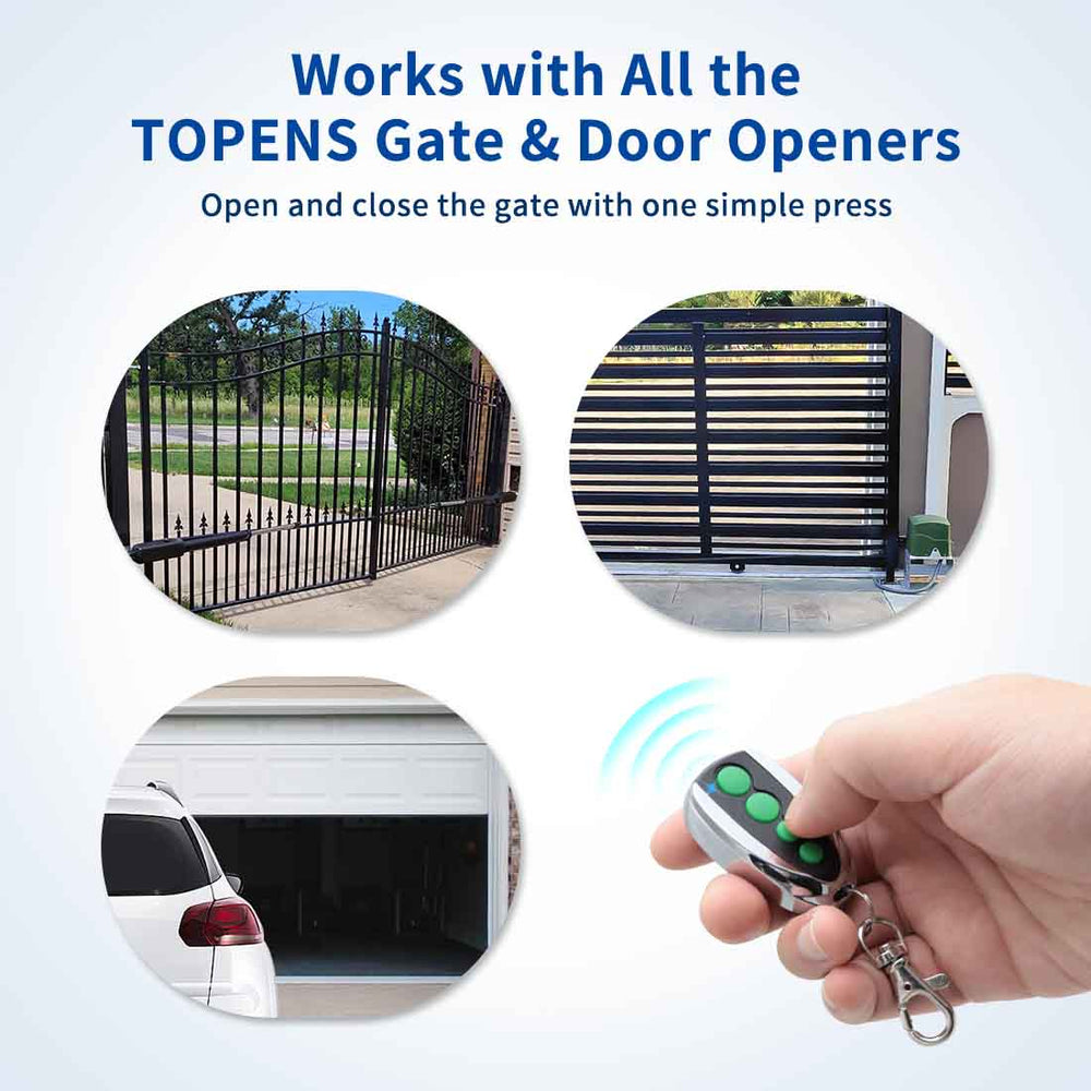 Automatic Gate Remote Control & Transmitter | TOPENS