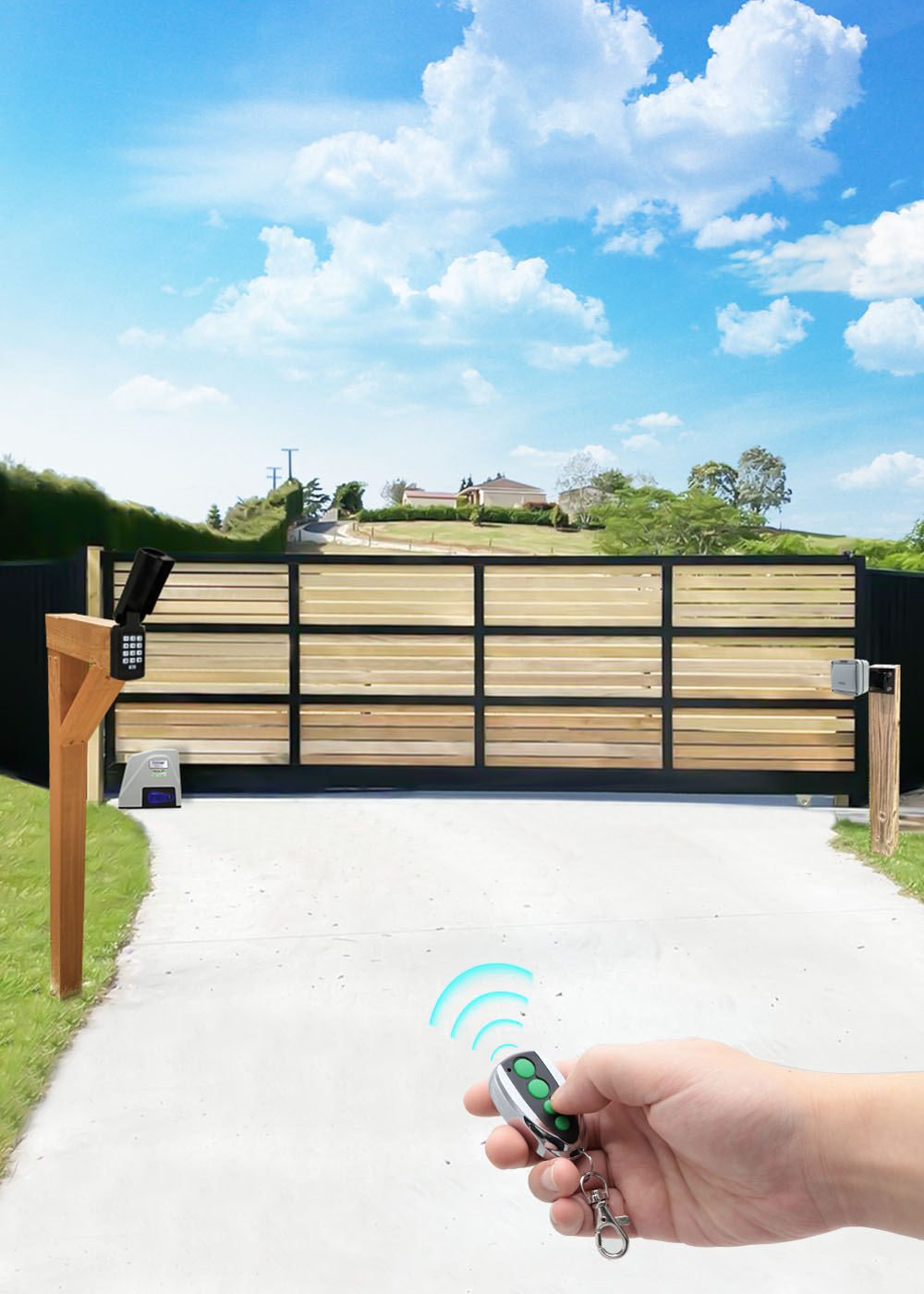Automatic Gate Opener Kit & Accessory
