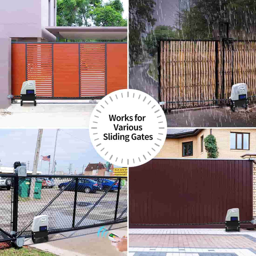 Remote Control Residential Sliding Gate Opener | TOPENS