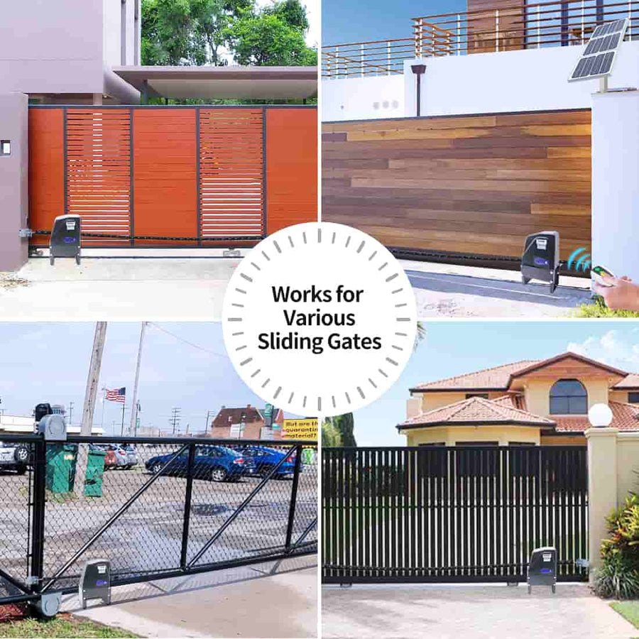 Solar Power Sliding Gate Opener