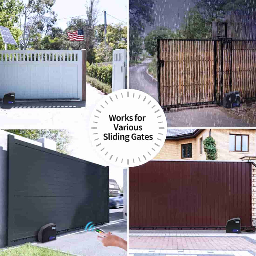 Sliding Solar Electric Gate Opener & Motor | TOPENS
