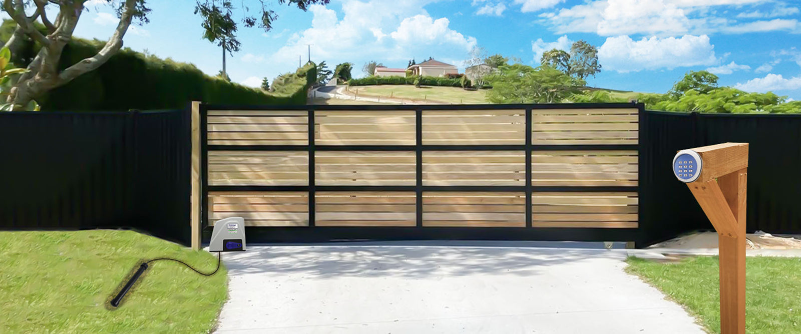 Automatic Gate Opener Kit & Accessory