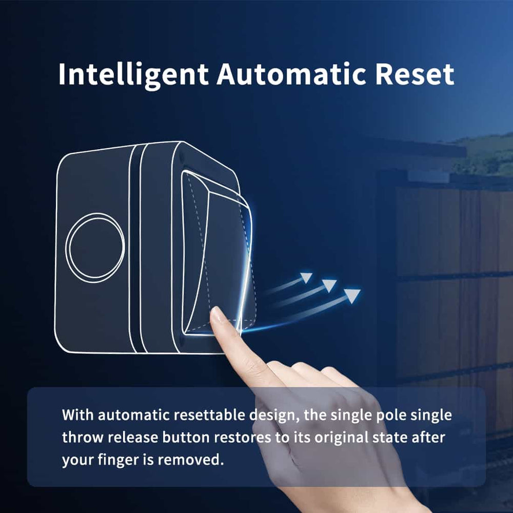 Waterproof Push Button Switch for Gate Opener | TOPENS