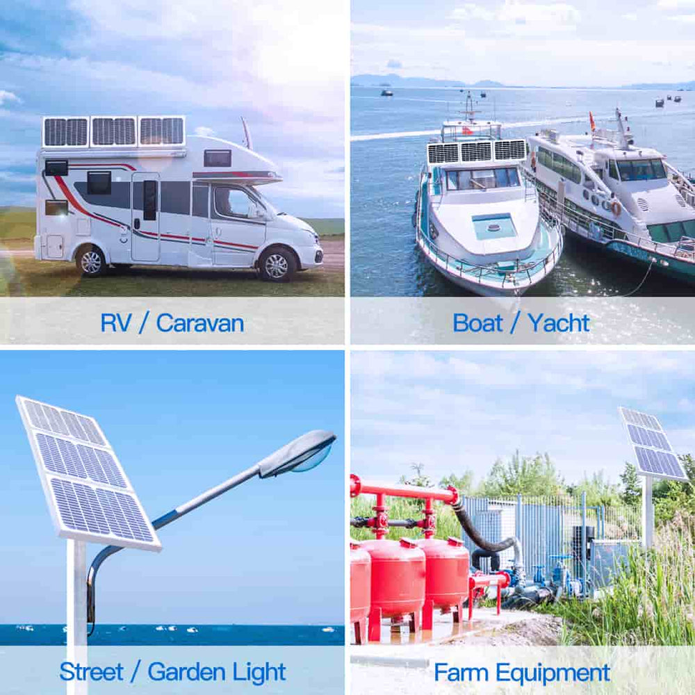 30 Watt Monocrystalline Solar Panels for Gate Openers | TOPENS